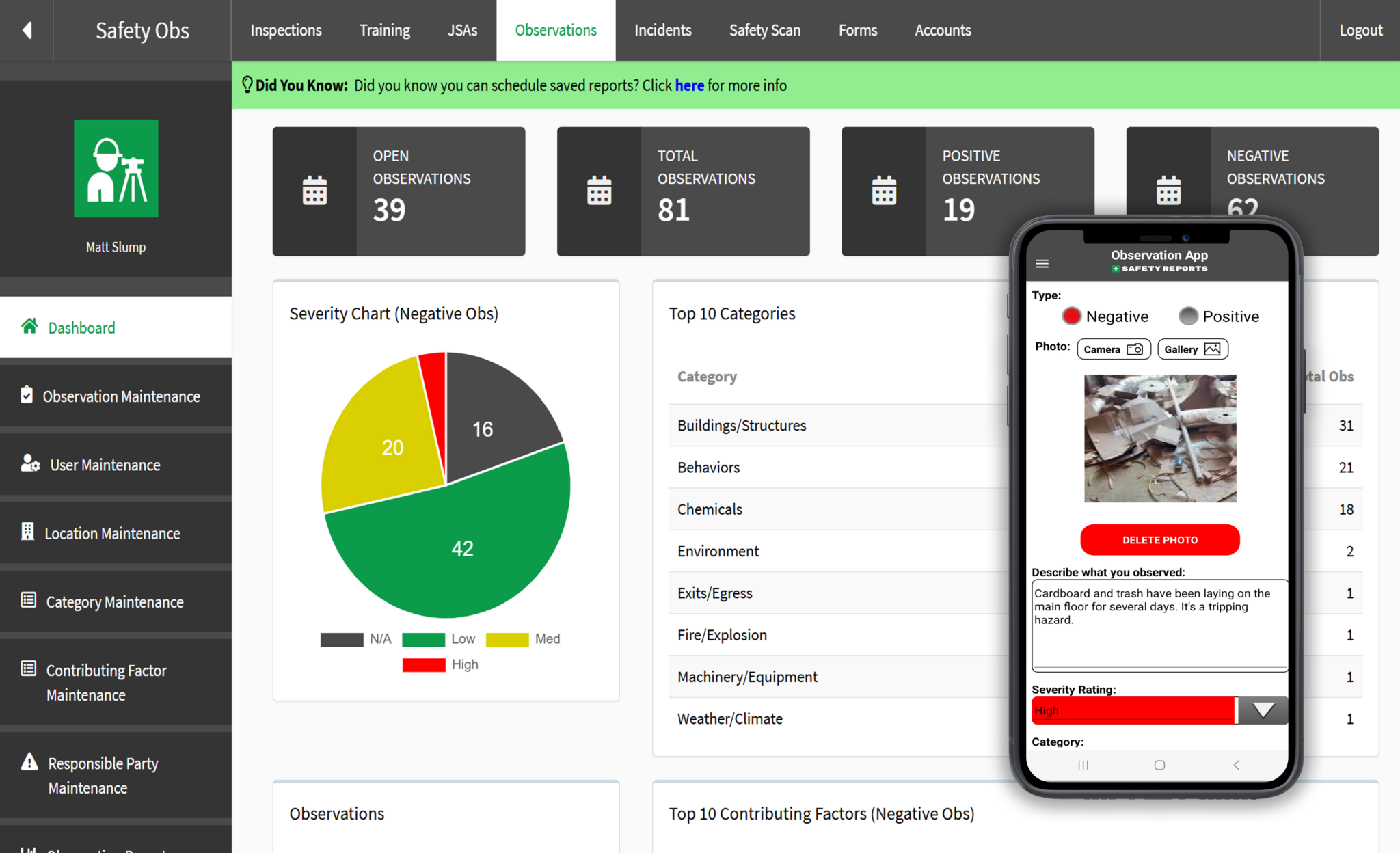 SafetyReports All in One | Risk Management Software